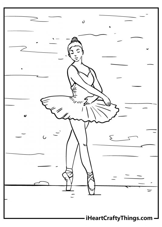 25 Ballet Coloring Pages PDFs (Free To Download Printables)