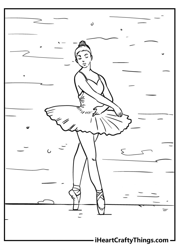 25 Ballet Coloring Pages PDFs (Free To Download Printables)