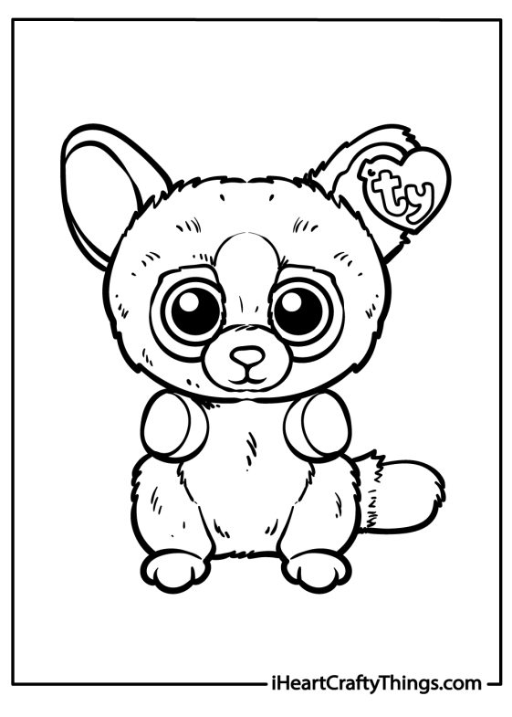 Beanie Boos Coloring Pages (100% Free Printables)