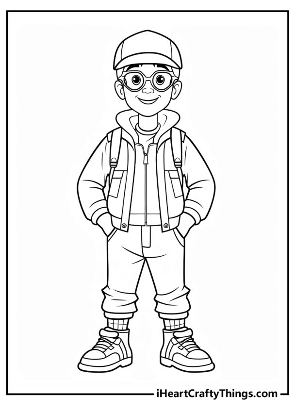 25 Blippi Coloring Pages (100% Free Printable PDFs)