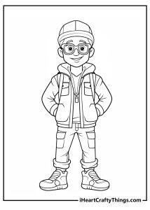 25 Blippi Coloring Pages (100% Free Printable PDFs)