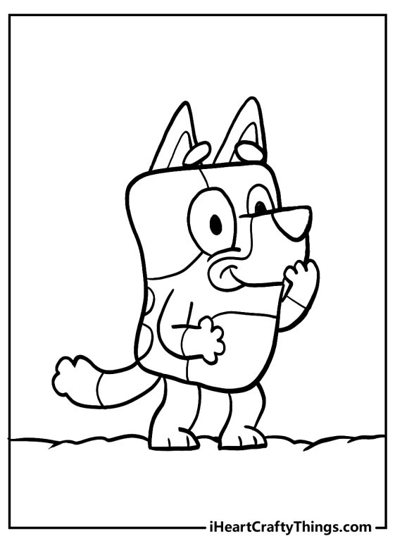 Bluey Coloring Pages: 55 Free Printables For Kids