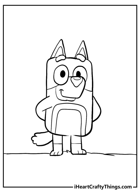 Bluey Coloring Pages: 55 Free Printables For Kids