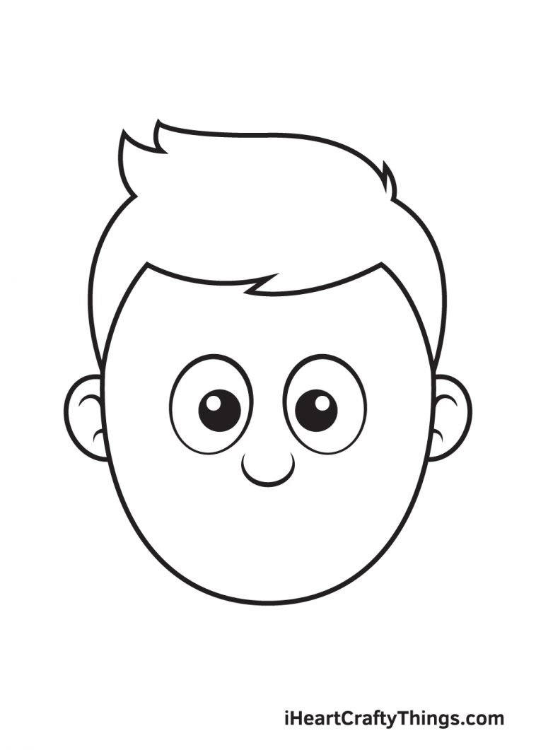 Cartoon Face Drawing - How To Draw A Cartoon Face Step By Step