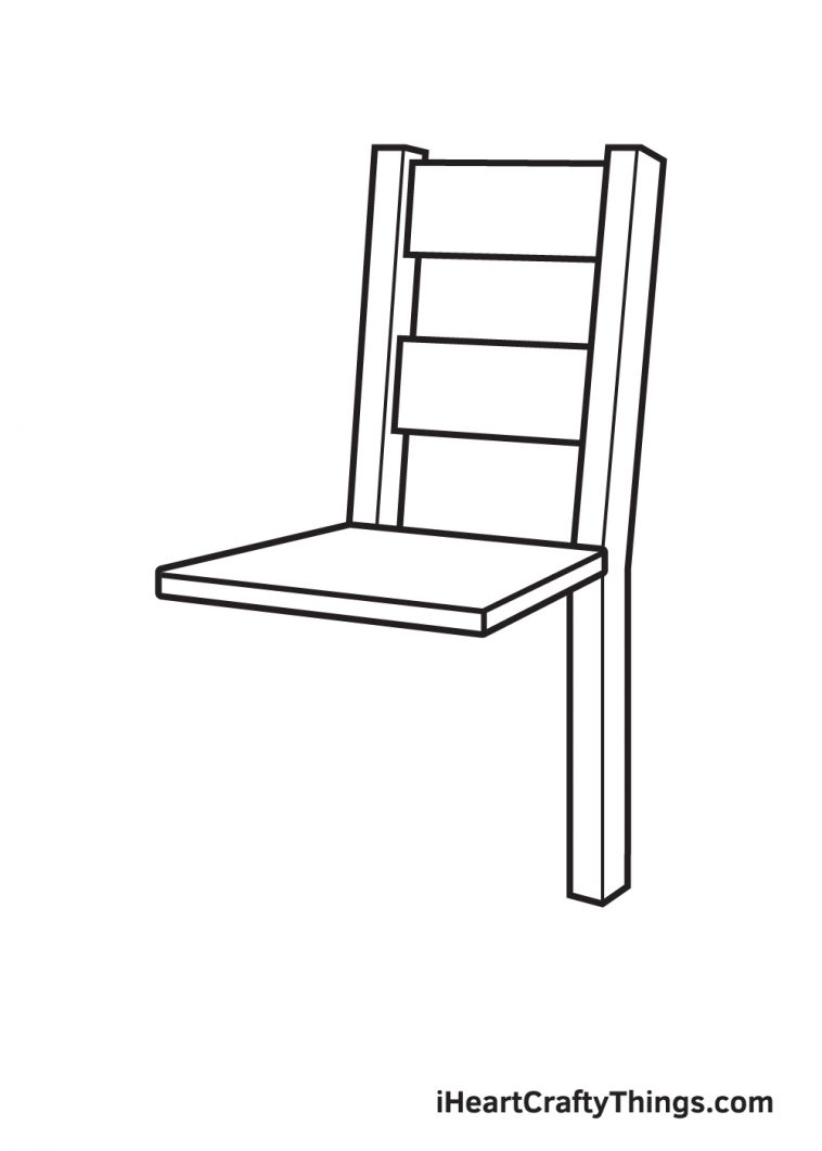 Chair Drawing — How To Draw A Chair Step By Step