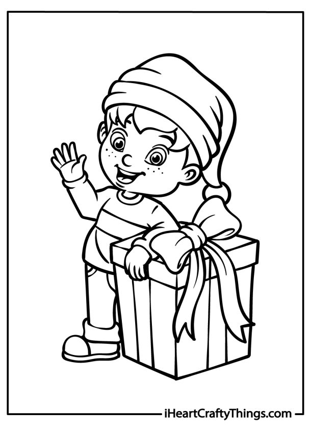 25 Christmas Present Coloring Pages (100% Free Printables)