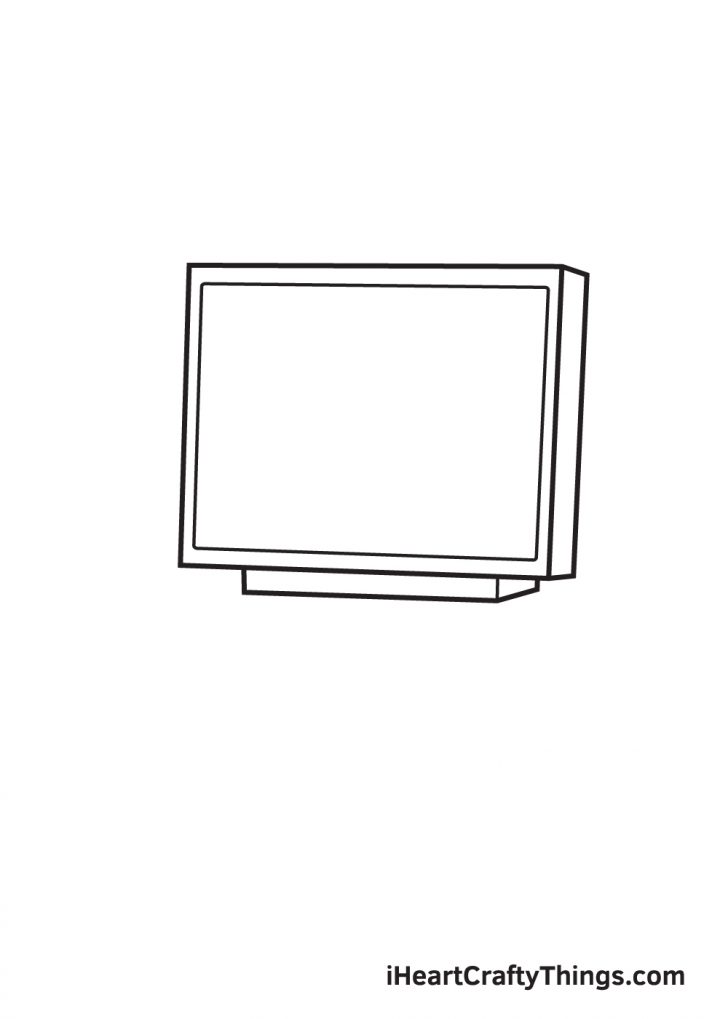 Computer Drawing - How To Draw A Computer Step By Step