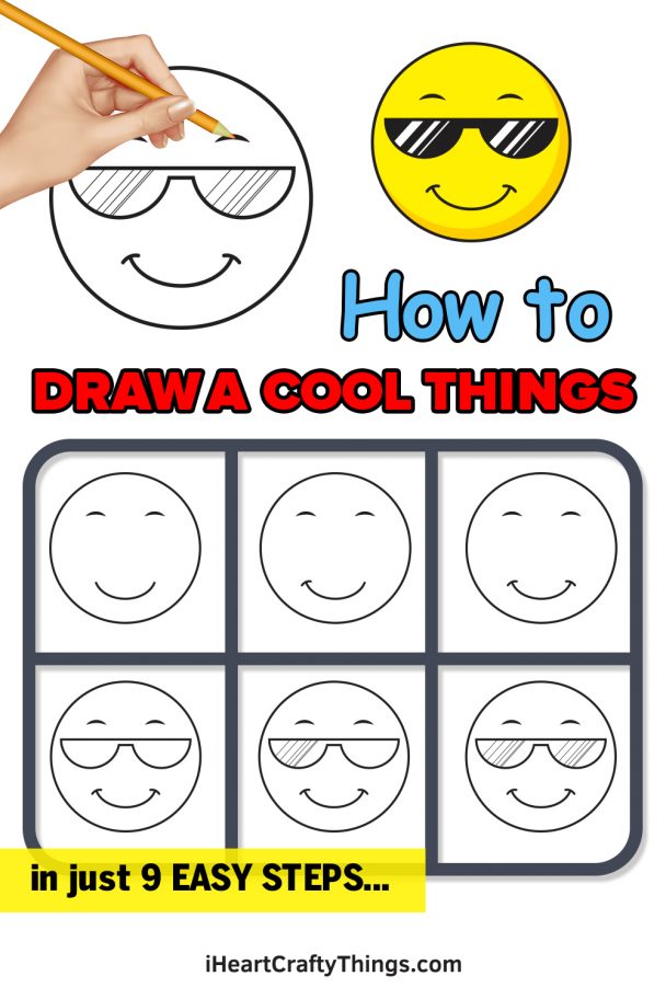 Cool Things Drawing - How To Draw Cool Things Step By Step