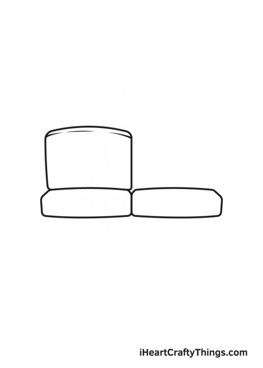 Couch Drawing - How To Draw A Couch Step By Step
