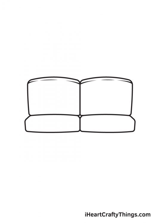 Couch Drawing - How To Draw A Couch Step By Step