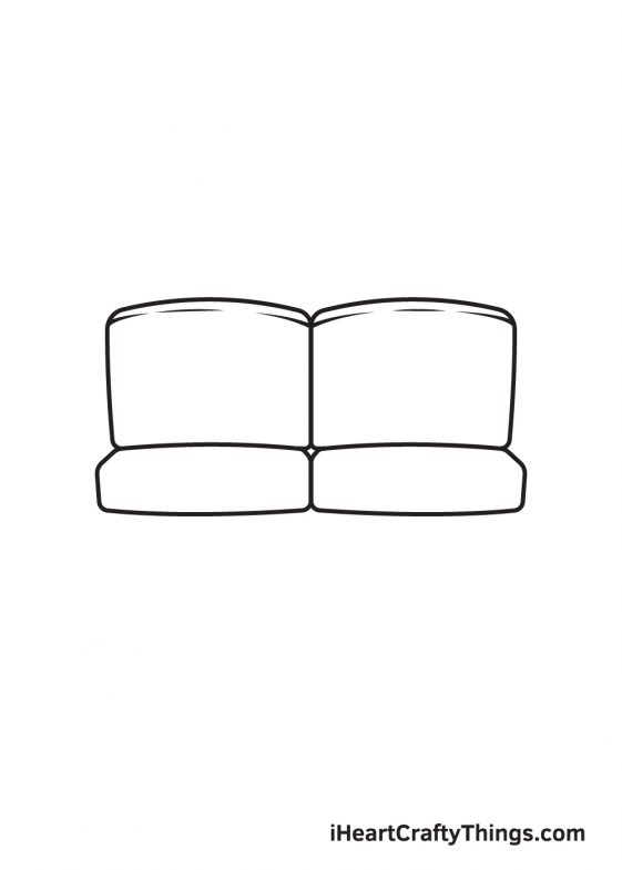 Couch Drawing - How To Draw A Couch Step By Step