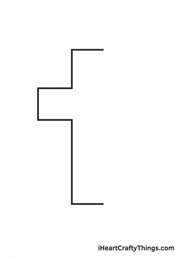 Cross Drawing — How To Draw A Cross Step By Step