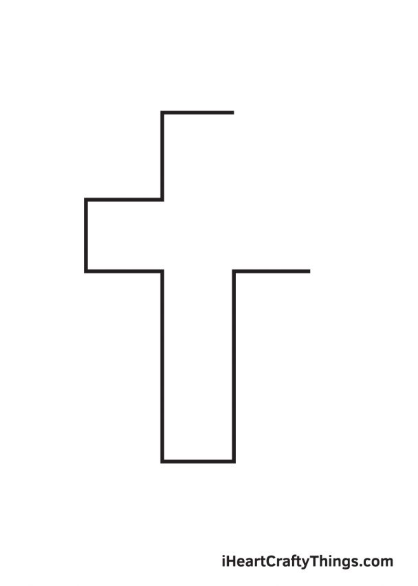 Cross Drawing — How To Draw A Cross Step By Step
