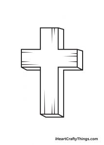 Cross Drawing — How To Draw A Cross Step By Step