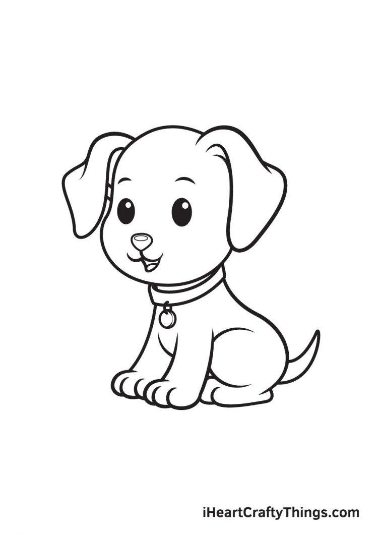 Dog Drawing - How To Draw A Dog Step By Step