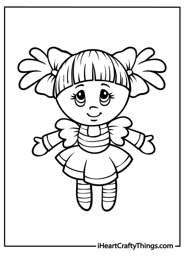 15 Dolls Coloring Pages (100% Free Printables)