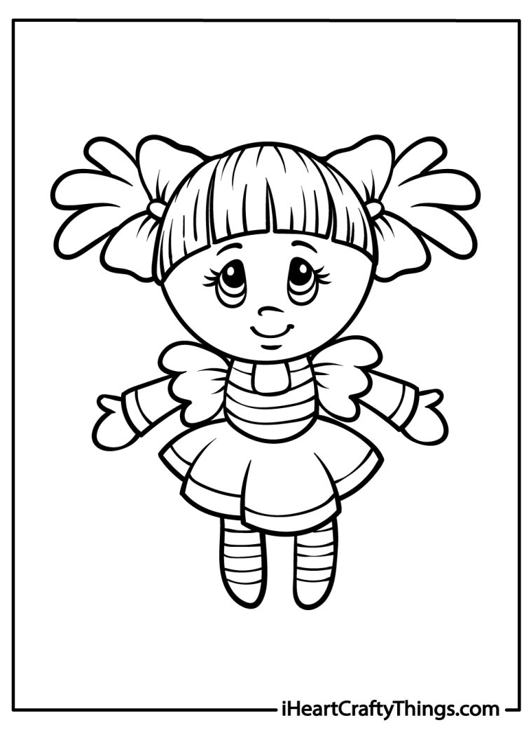 15 Dolls Coloring Pages (100% Free Printables)