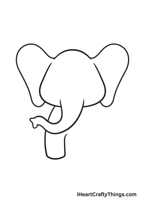 Elephant Drawing — How To Draw An Elephant Step By Step