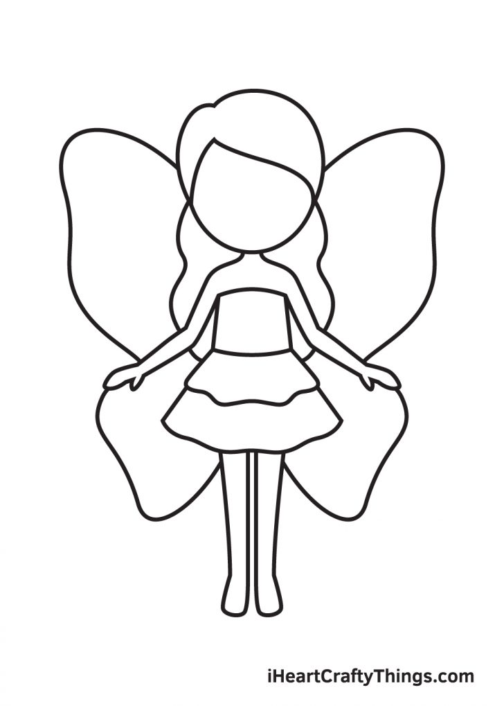 Fairy Drawing - How To Draw A Fairy Step By Step