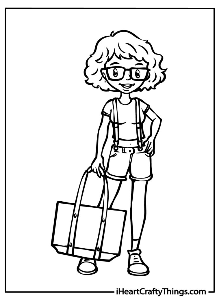 15 Fashion Coloring Pages (100% Free Printables)