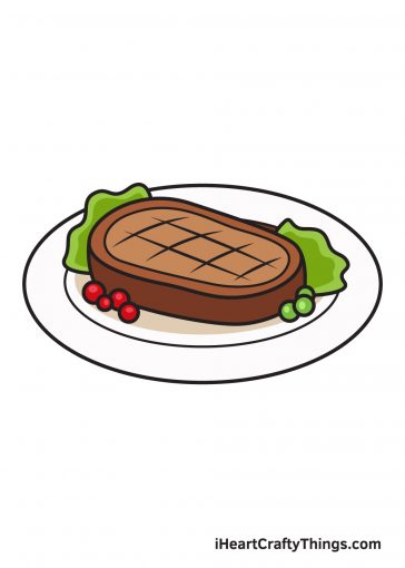 Food Drawing - How To Draw Food Step By Step