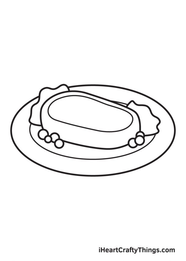 Food Drawing - How To Draw Food Step By Step