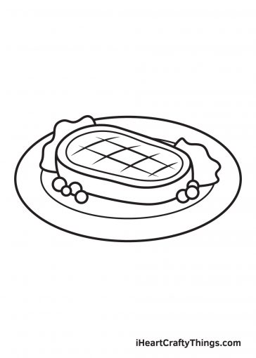 Food Drawing - How To Draw Food Step By Step