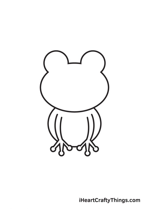 Frog Drawing - How To Draw A Frog Step By Step