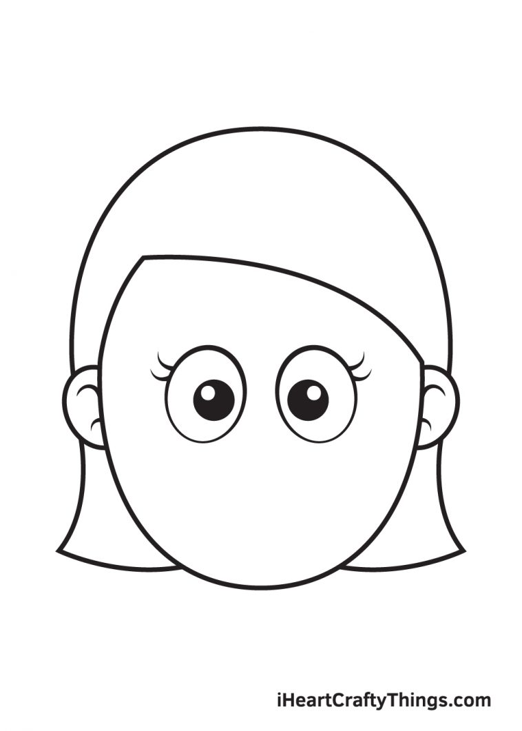 Girl Face Drawing - How To Draw A Girl Face Step By Step