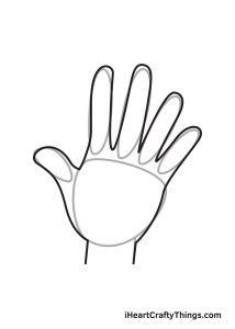 Hand Drawing - How To Draw A Hand Step By Step