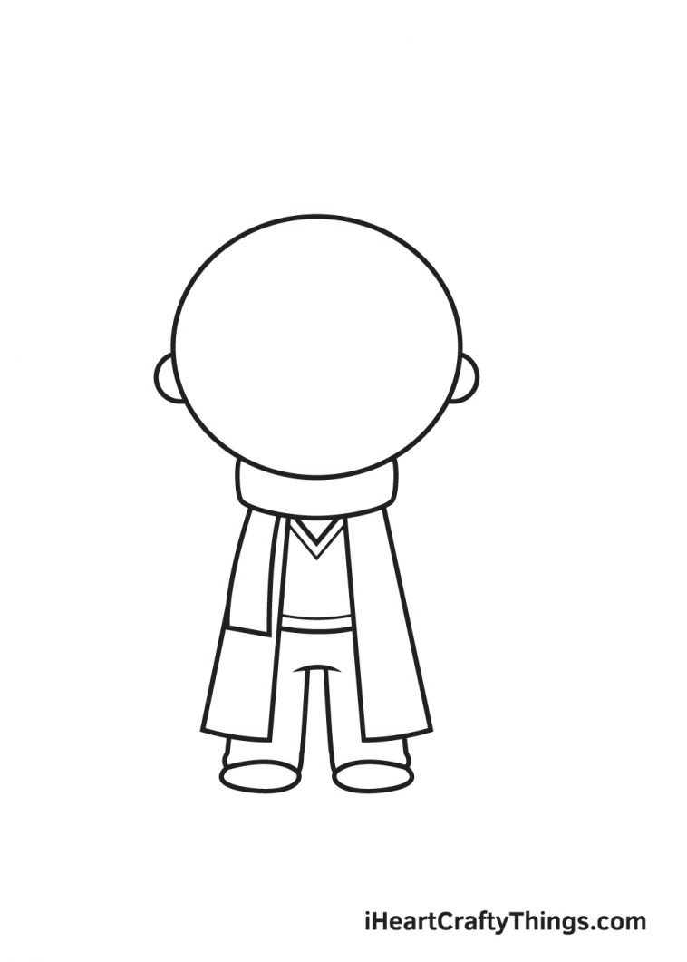 Harry Potter Drawing - How To Draw Harry Potter Step By Step