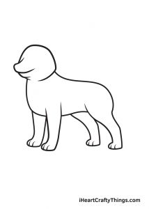 Husky Drawing - How To Draw A Husky Step By Step
