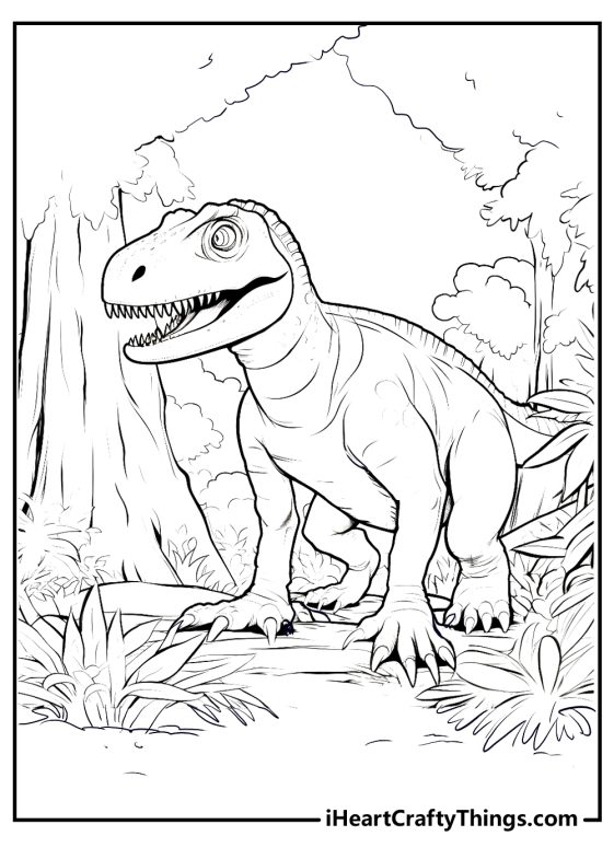 15 Jurassic Park Coloring Pages (100% Free Printables)