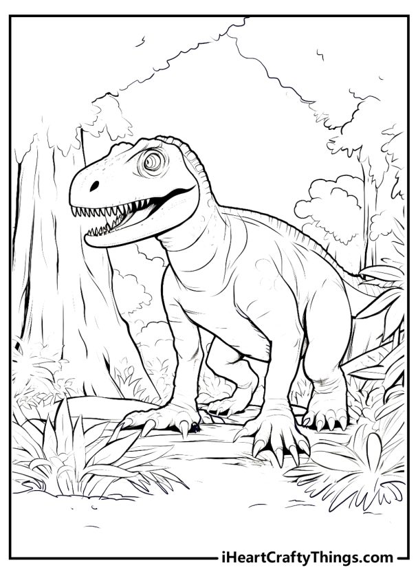 15 Jurassic Park Coloring Pages (100% Free Printables)