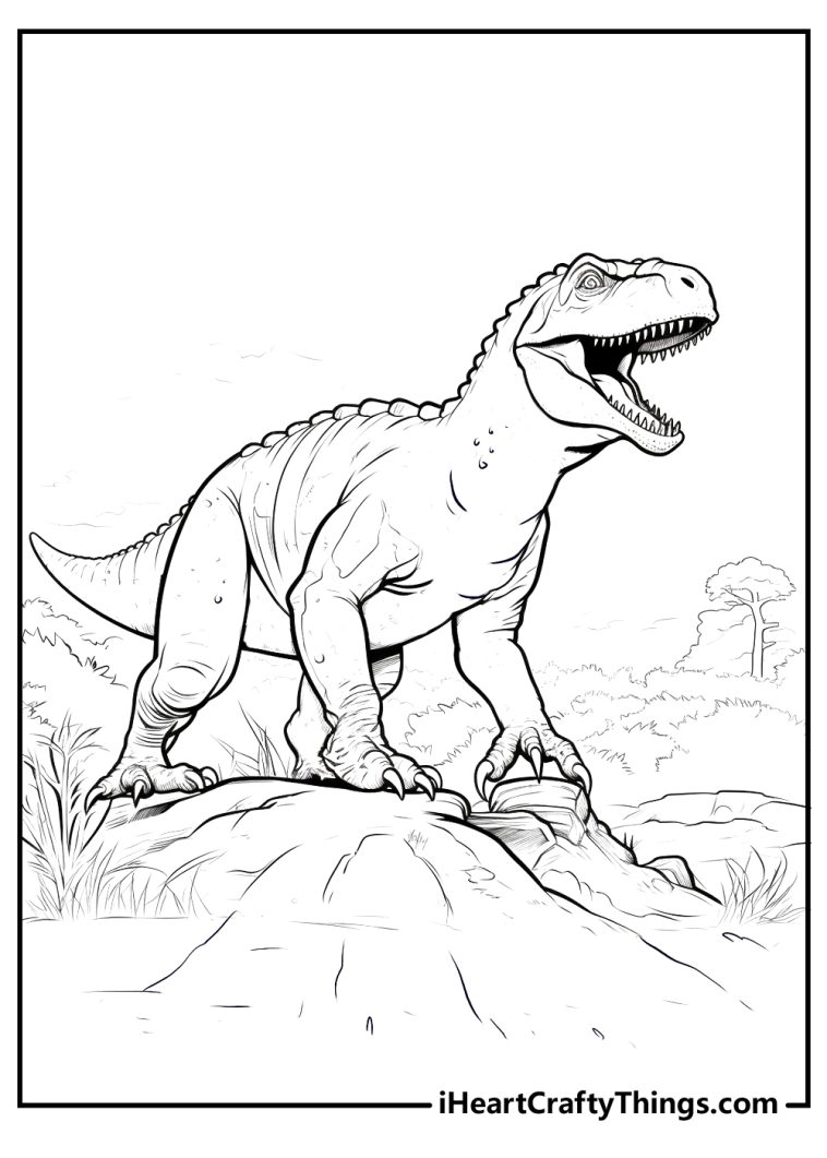 15 Jurassic Park Coloring Pages (100% Free Printables)