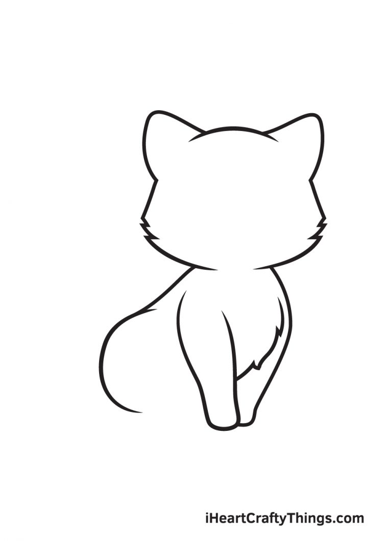 Kitten Drawing - How To Draw A Kitten Step By Step