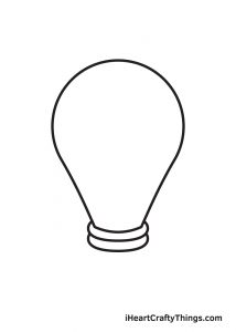 Light Bulb Drawing — How To Draw A Light Bulb Step By Step