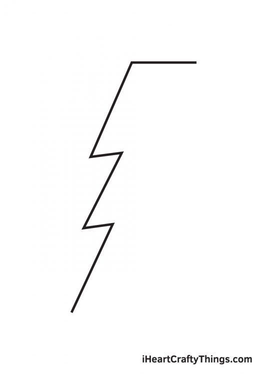 Lightning Bolt Drawing - How To Draw A Lightning Bolt Step By Step