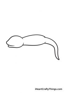 Lizard Drawing - How To Draw A Lizard Step By Step