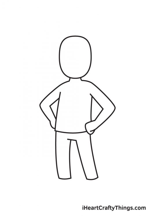 Man Drawing - How To Draw A Man Step By Step