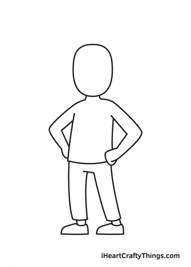 Man Drawing - How To Draw A Man Step By Step