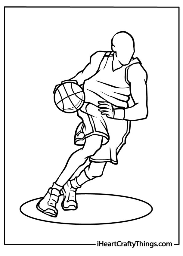 NBA Coloring Pages (100% Free Printables)
