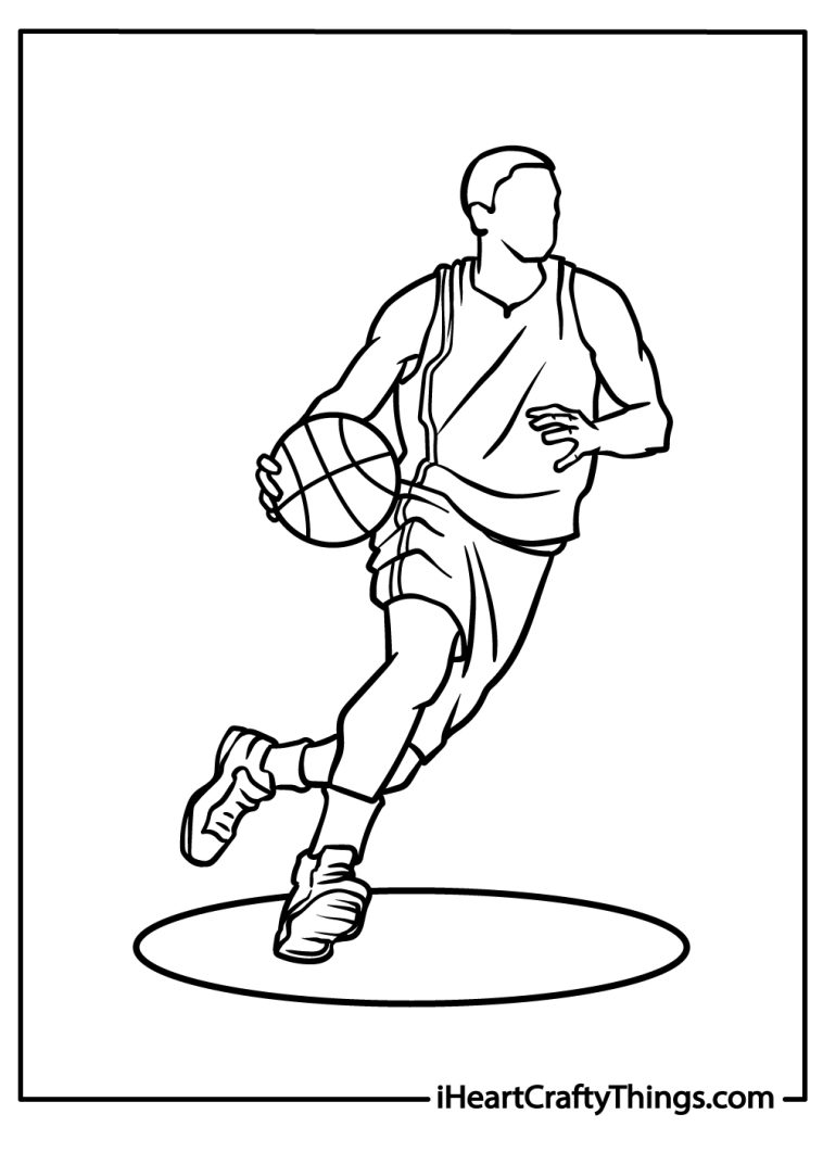 NBA Coloring Pages (100% Free Printables)