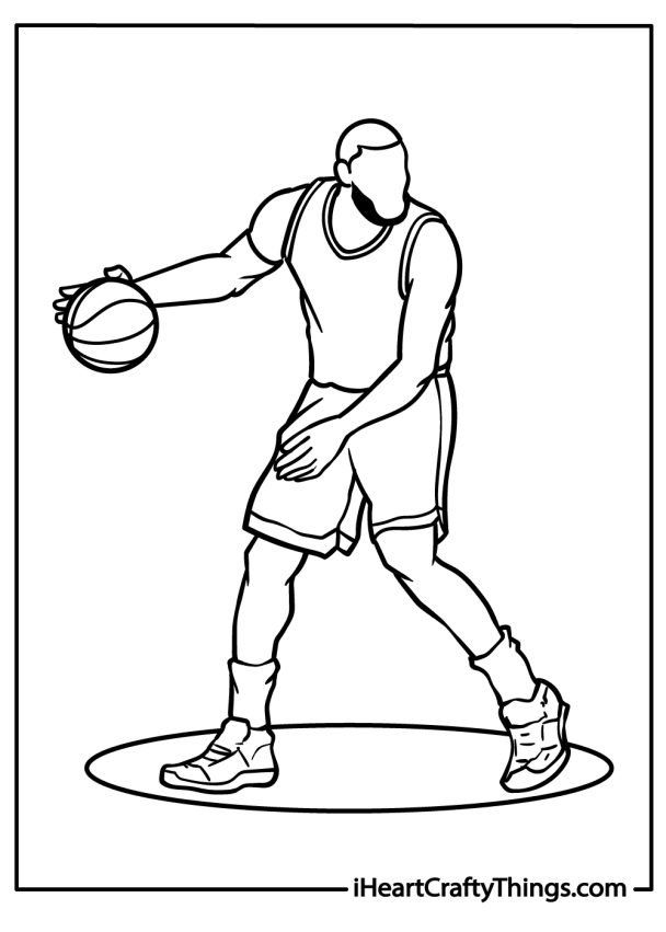 NBA Coloring Pages (100% Free Printables)