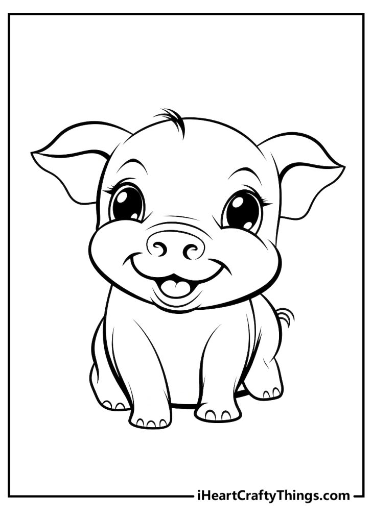 25 Pig Coloring Pages (100% Free Printables)