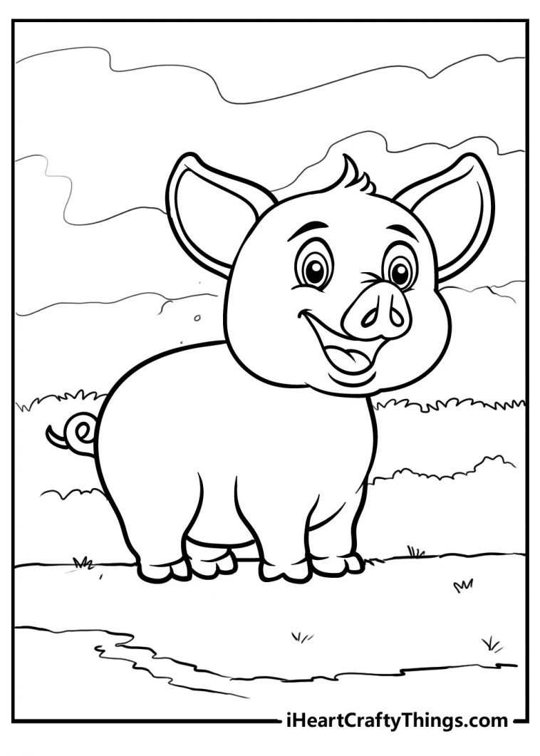 25 Pig Coloring Pages (100% Free Printables)
