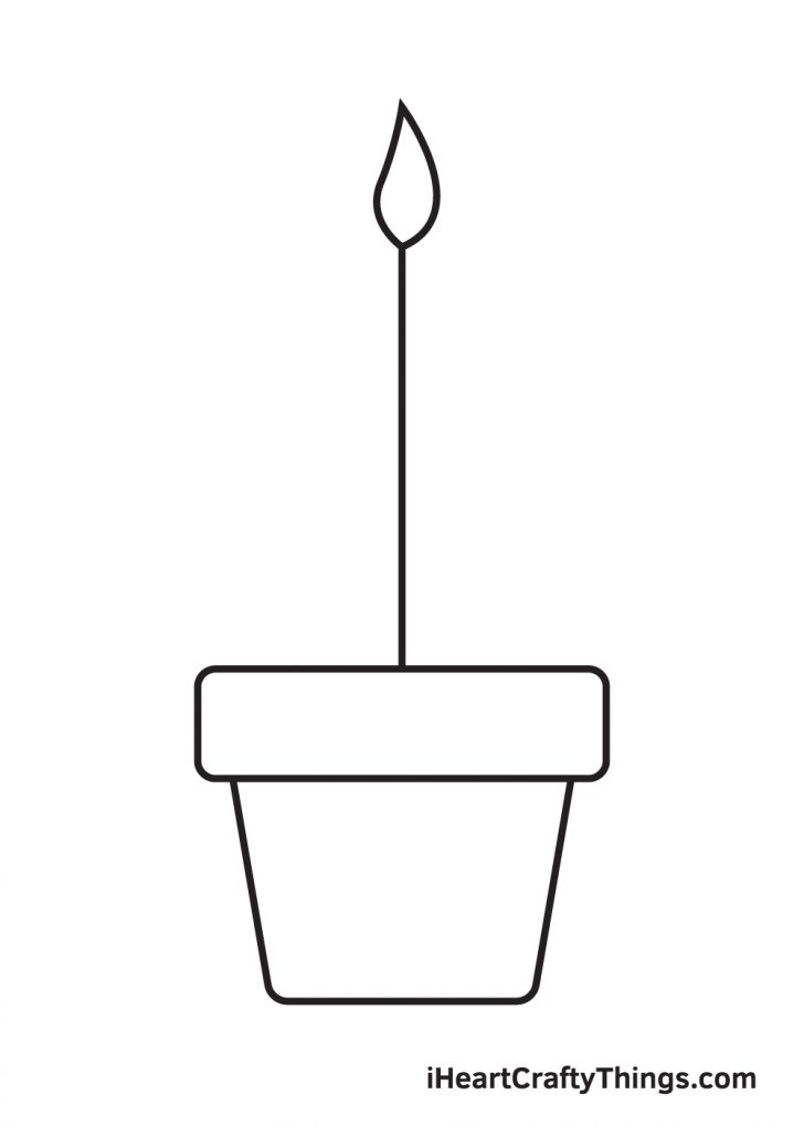 Plant Drawing - How To Draw A Plant Step By Step
