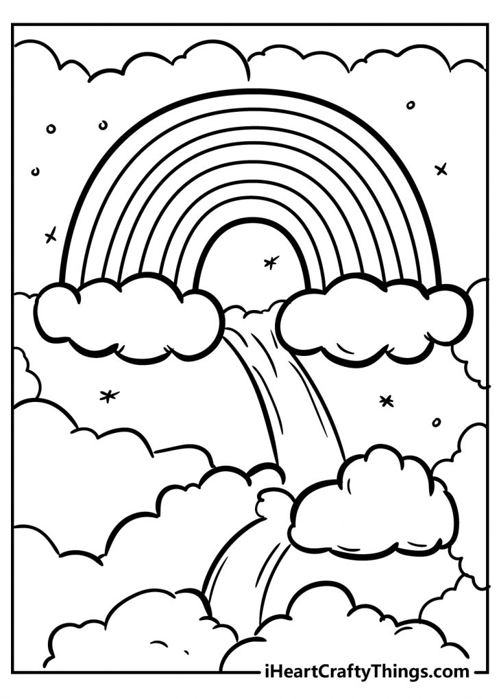 64 Rainbow Coloring Pages (100% Free Printables)