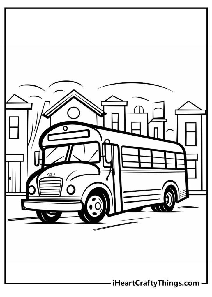 15 School Bus Coloring Pages (100% Free Printables)