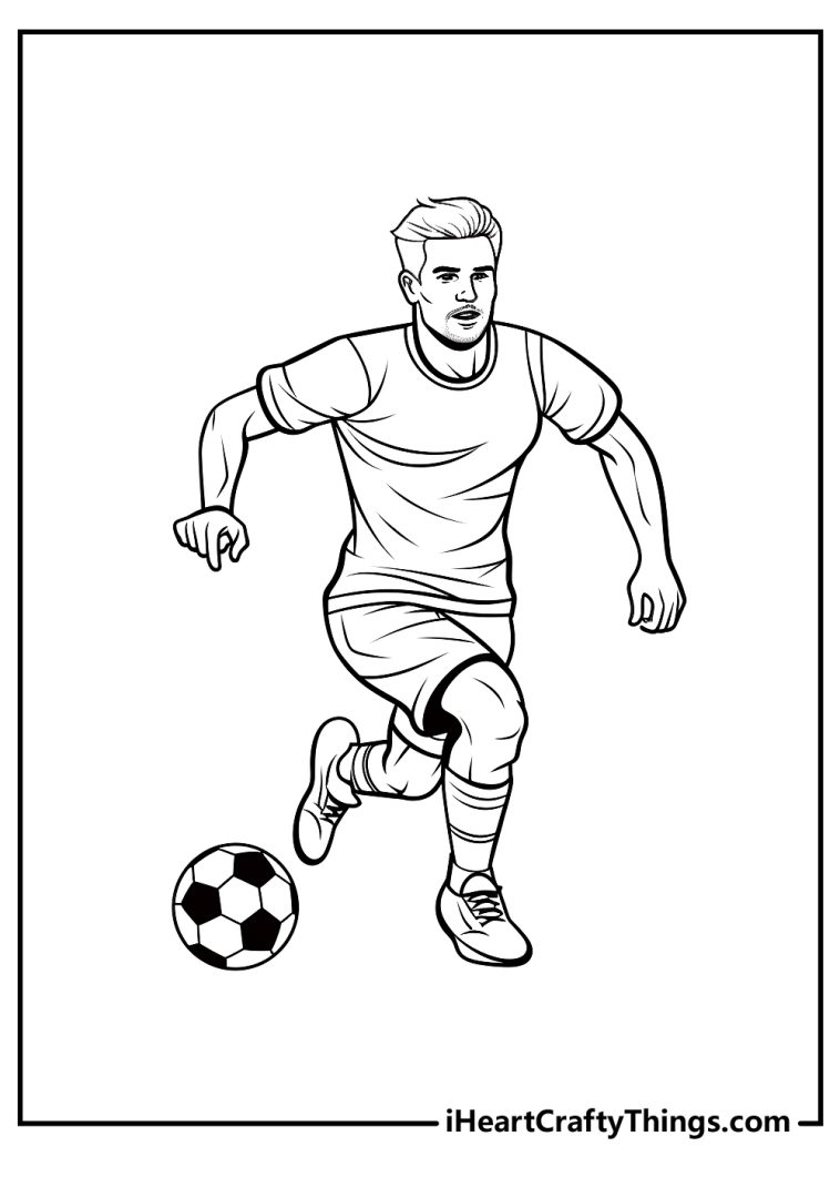 51 Soccer Coloring Pages (100% Free Printables)